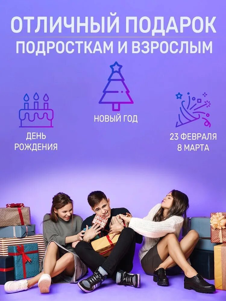 DIY Конструктор электронный для сборки настольных часов-будильника на светодиодах своими руками 11x4.5x3см — фото 1