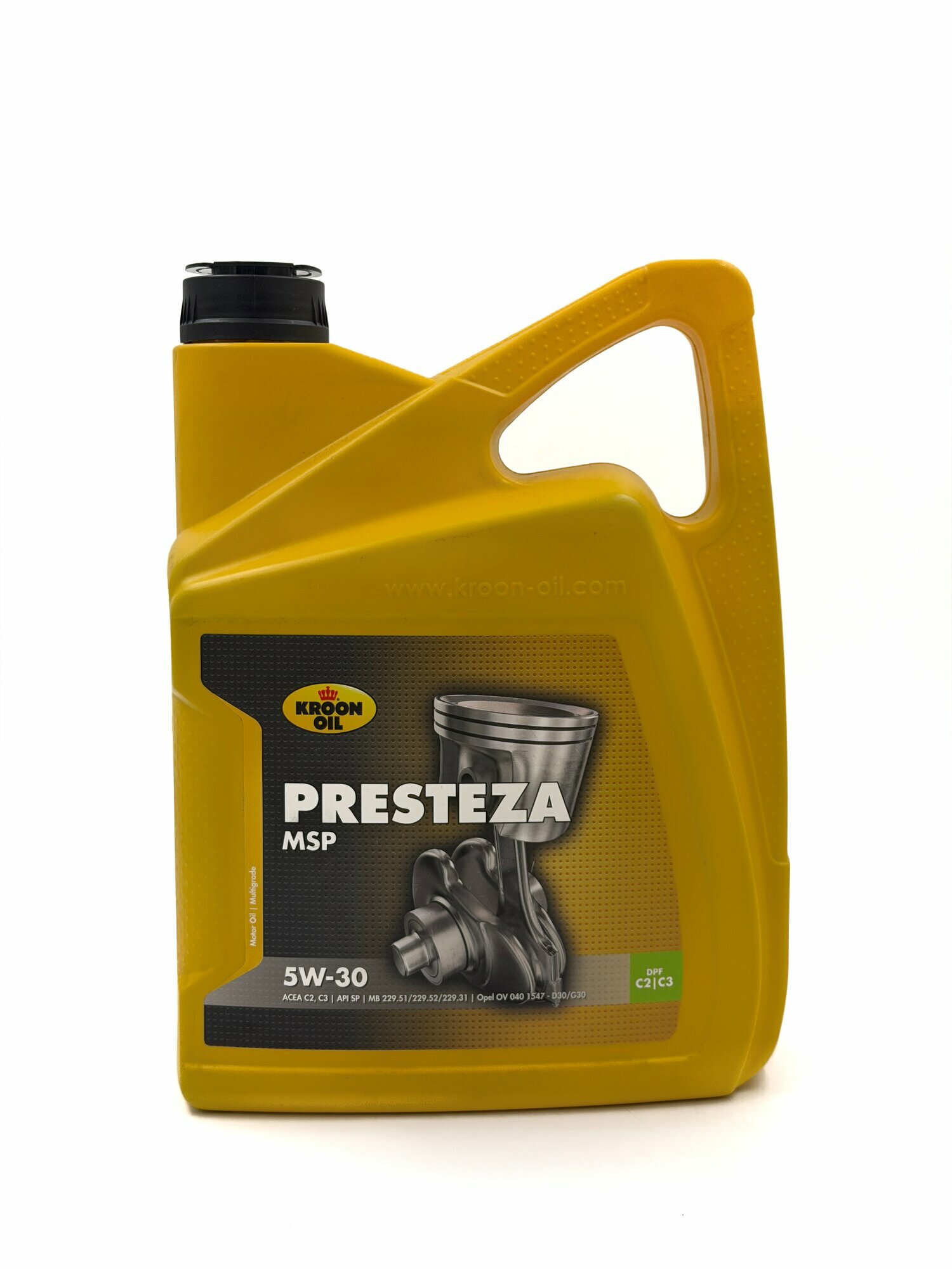 Масло моторное Kroon-Oil Presteza MSP 5W-30 C2/C3, 5 литров ,