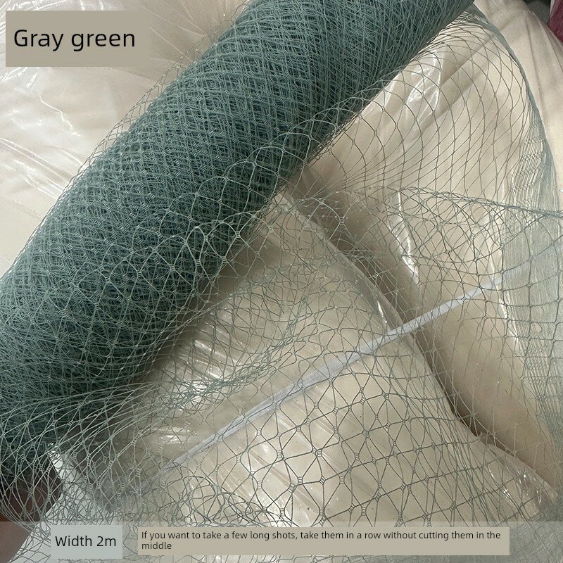 Большая сетчатая ткань в форме ромба, ручной работы, для рукоделия, прозрачная, для создания шляп, одежды,