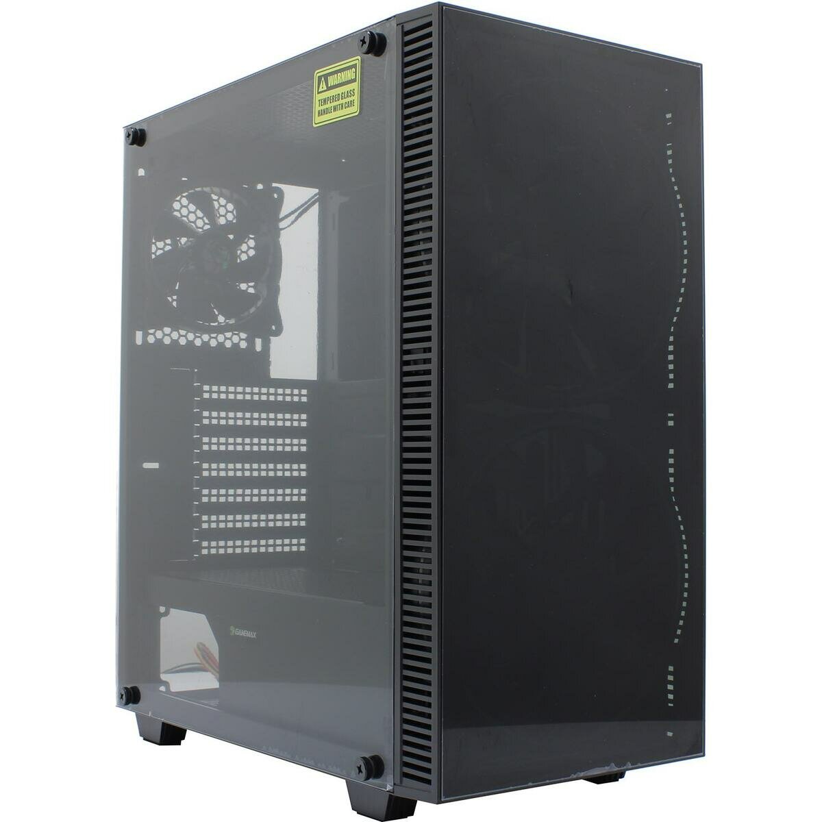 Miditower GameMax ATX без БП, с окном