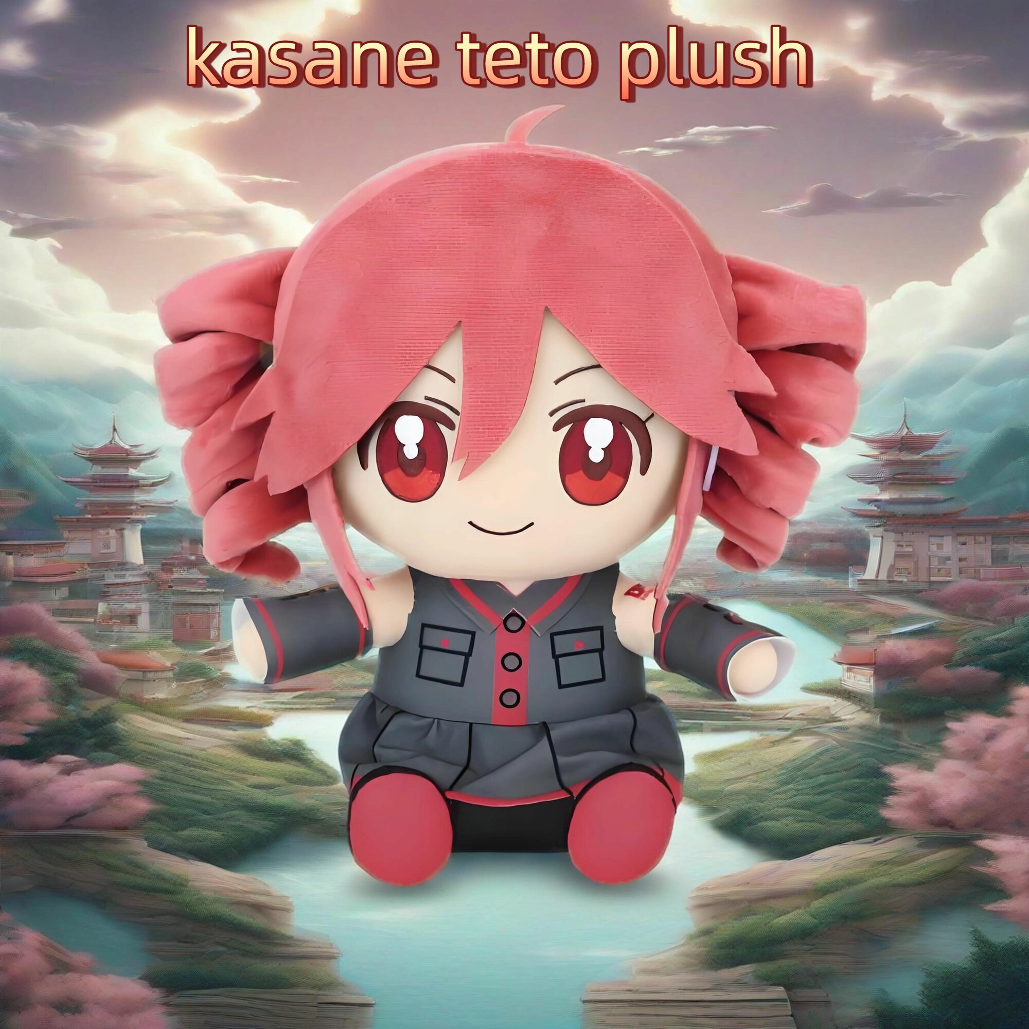 Мягкая плюшевая игрушка Vocaloid - Касане Тето, 20cm
