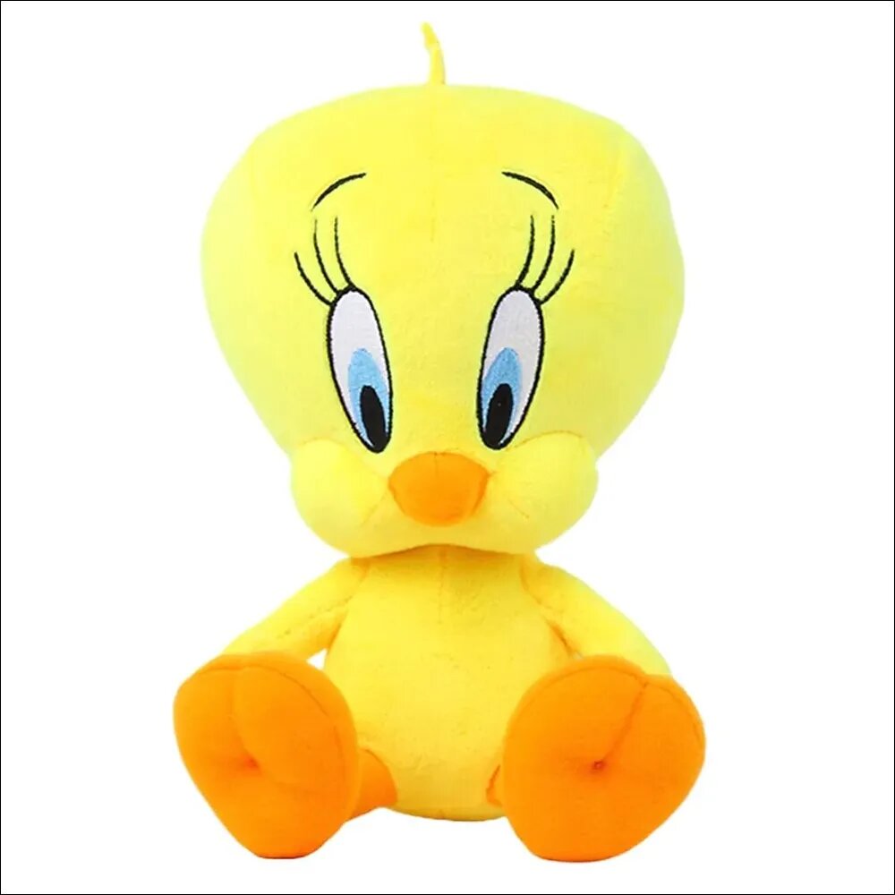 Мягкая игрушка Луни Тюнс / Looney Tunes Твити / Tweety 20 см Желтый