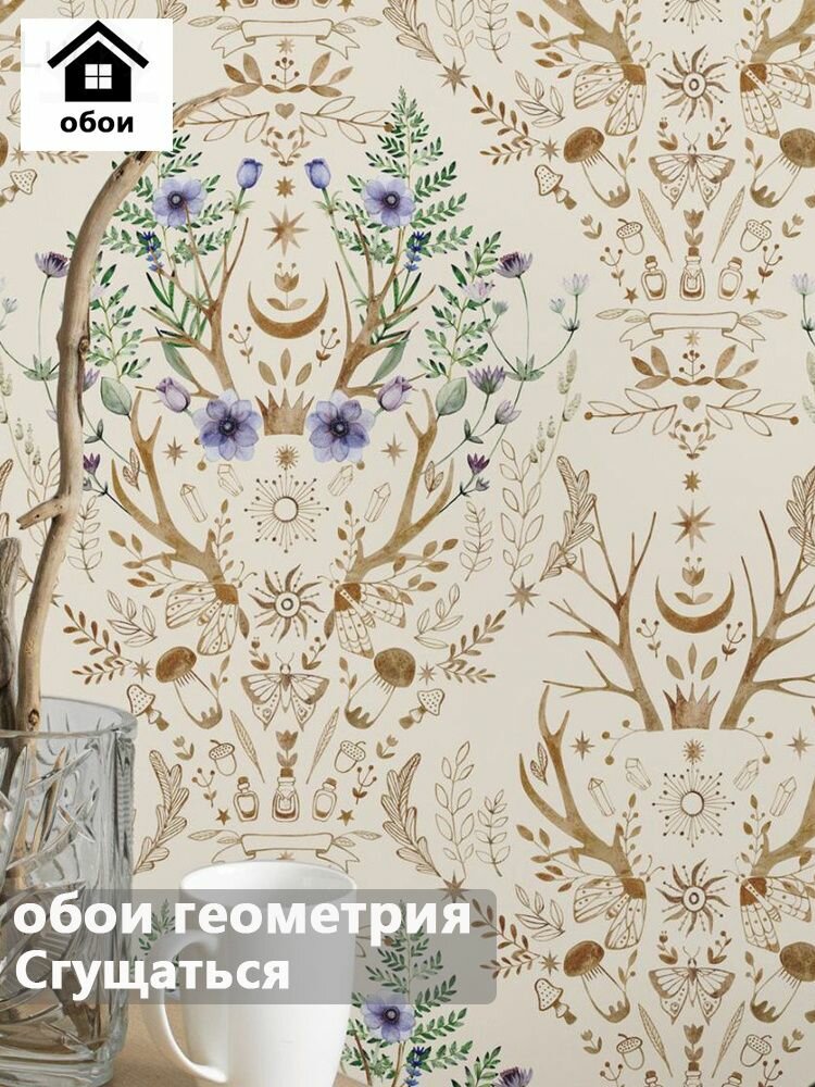 Обои с цветами и птицами, обои самоклеющиеся для кухни, коридора, водонепроницаемые