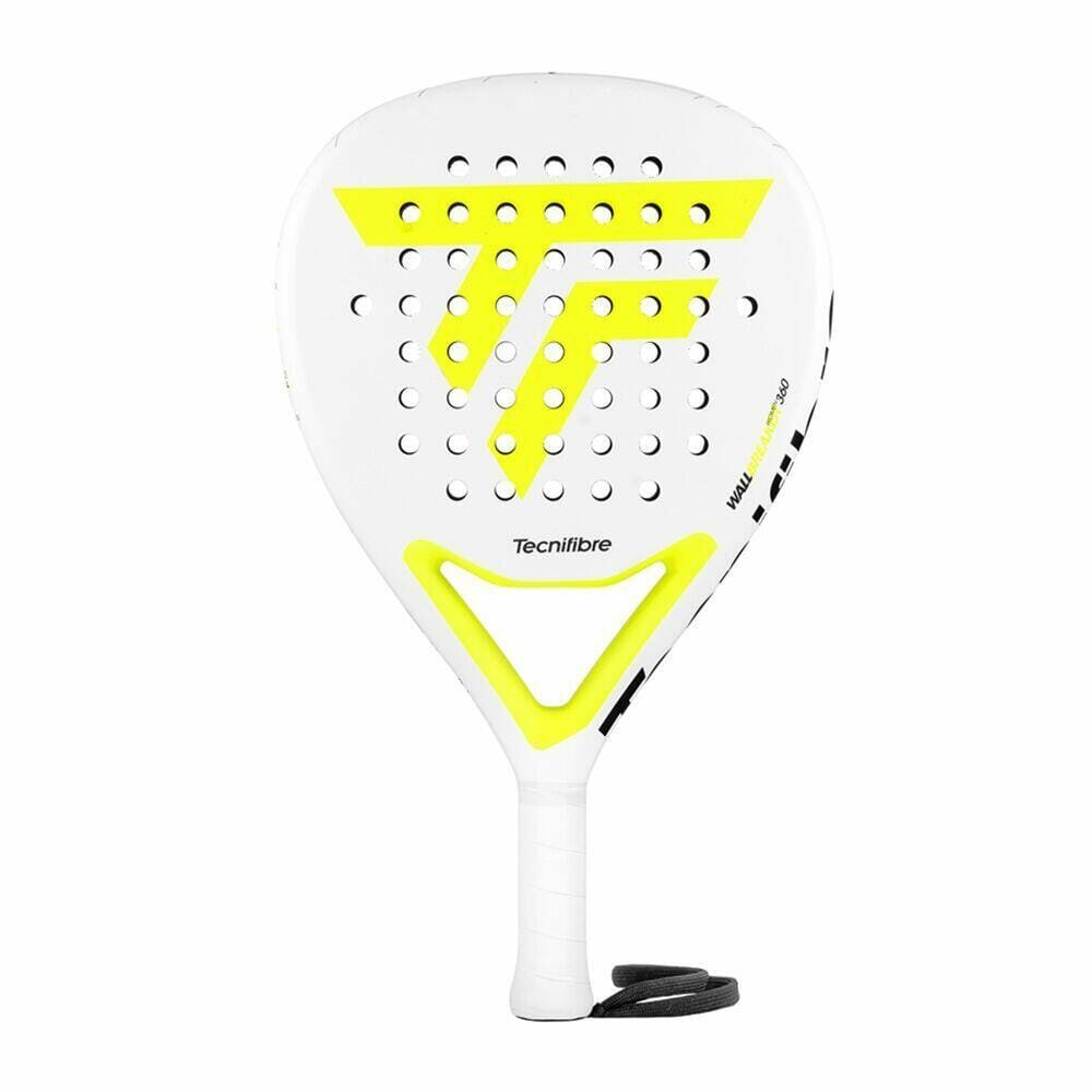DECATHLON ракетка для падел тенниса Tecnifibre Wall Breaker 365 2024, белый, желтый, длина 27.5 см, вес 365 г