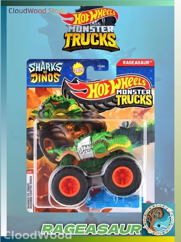Монстр-траков Hot Wheels 1:64: Rageasaur, Super Marioи, Batman другие (серия Monster Trucks, коллекционные модели)