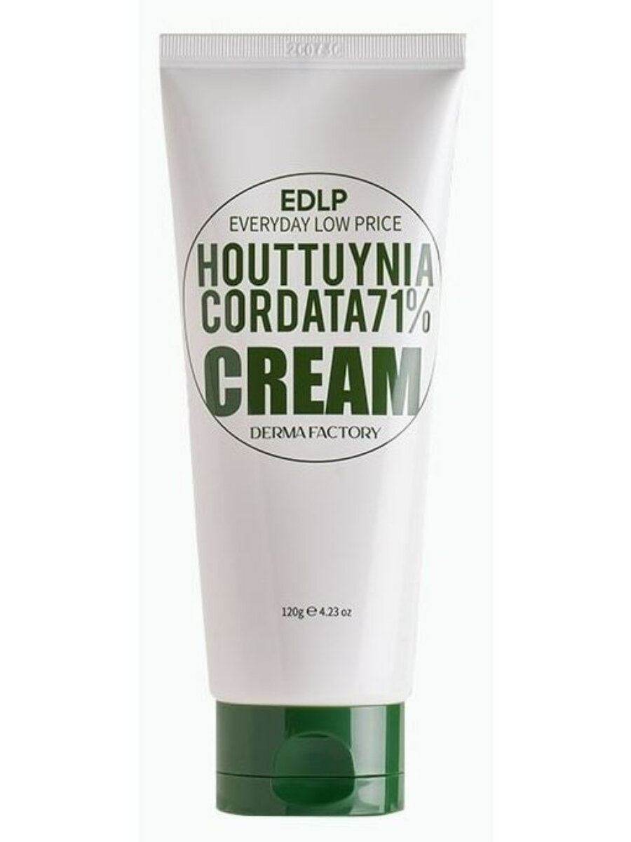 Крем для лица Derma Factory "EDLP Houttuynia", увлажняющий, с экстрактом хауттюйнии, 120 г
