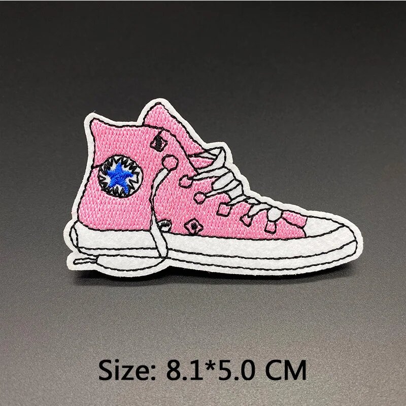 Нашивка OLOEY Bird Shoes Ice Cream Rocket PINK