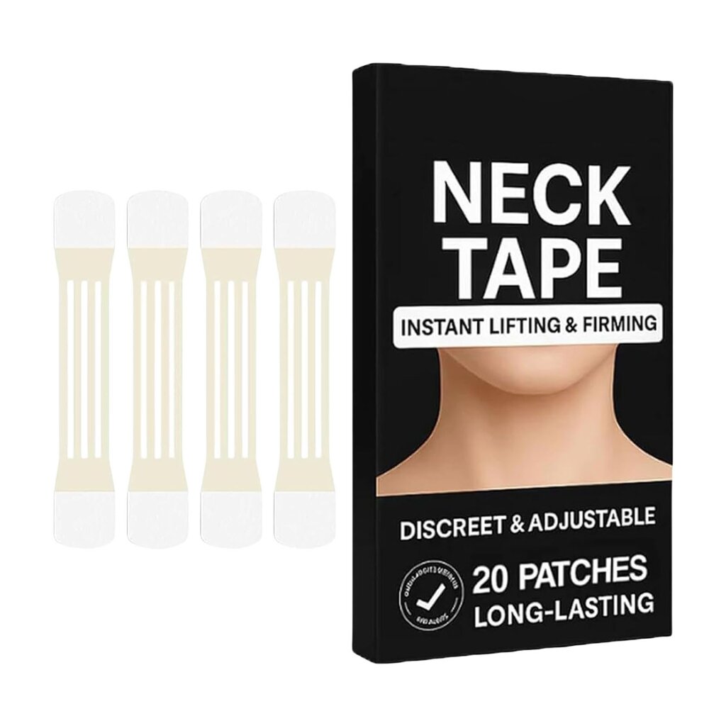 20 Шт Невидимая Укрепляющая Лента Для Шеи, Подтягивающая Ленту для Лица, для Обвисшей Кожи Подбородков Глаз