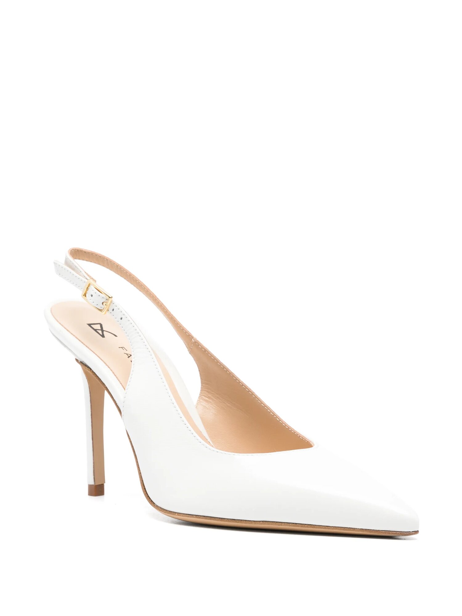 Туфли Fabio Rusconi Slingback pumps, размер 39, бежевый/белый — фото 1