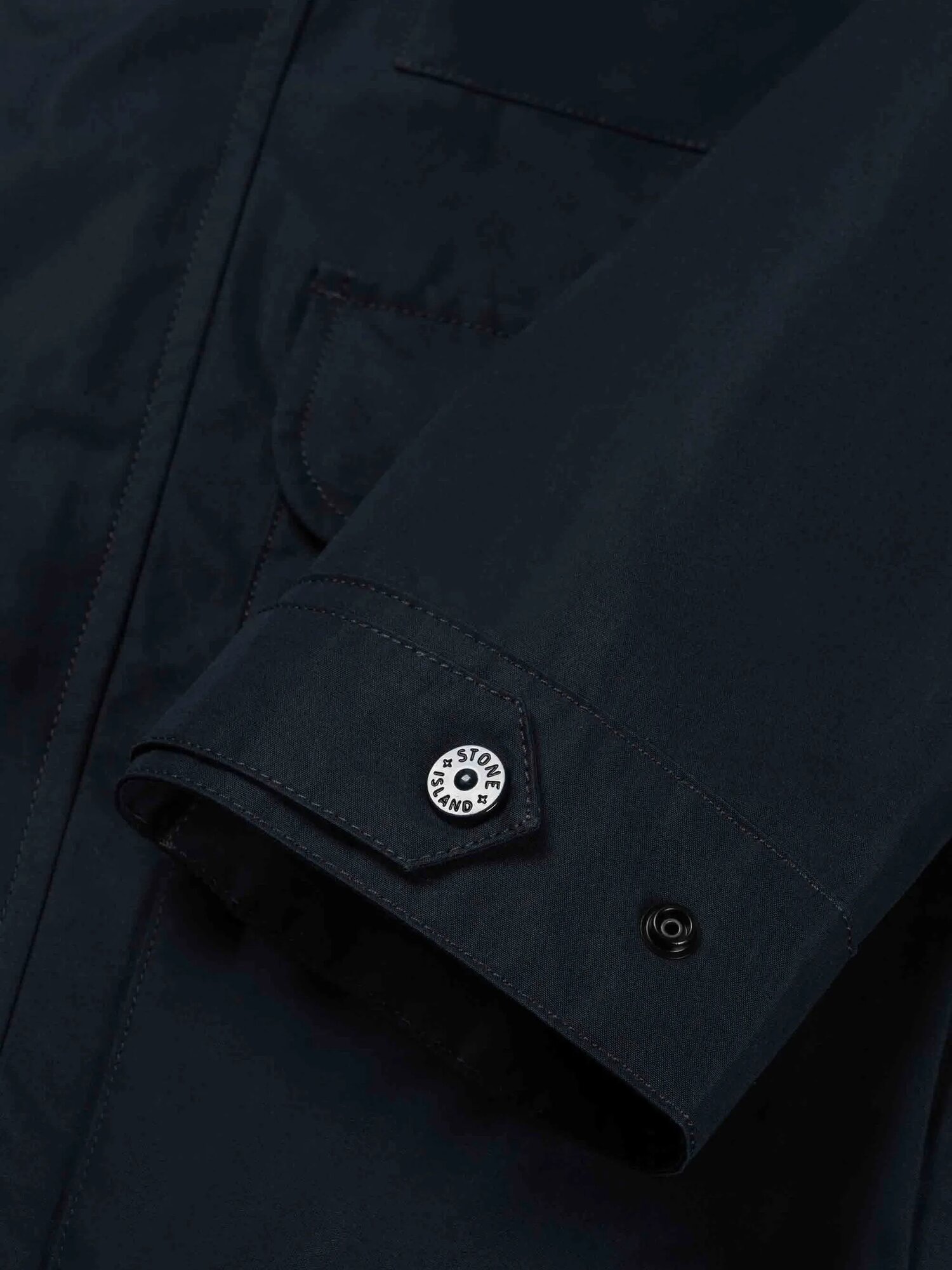 Куртка Stone Island Patch-pocket jacket, размер L, синий — фото 1
