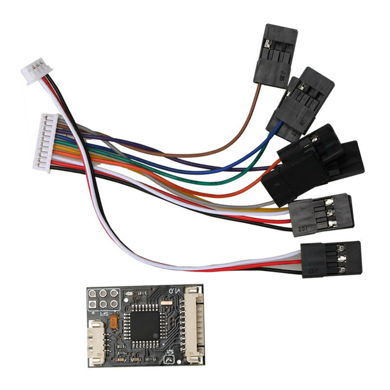 Декодер/кодер PPM для Pixhawk 2.4.8 и Paparazzi Flight Controller с проводом и прозрачной термоусадочной трубкой
