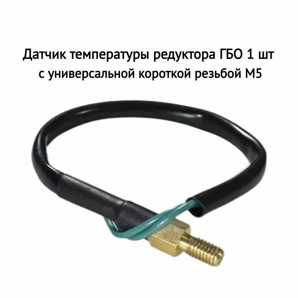 Датчик температуры редуктора ГБО универсальный длина резьбы короткая М5