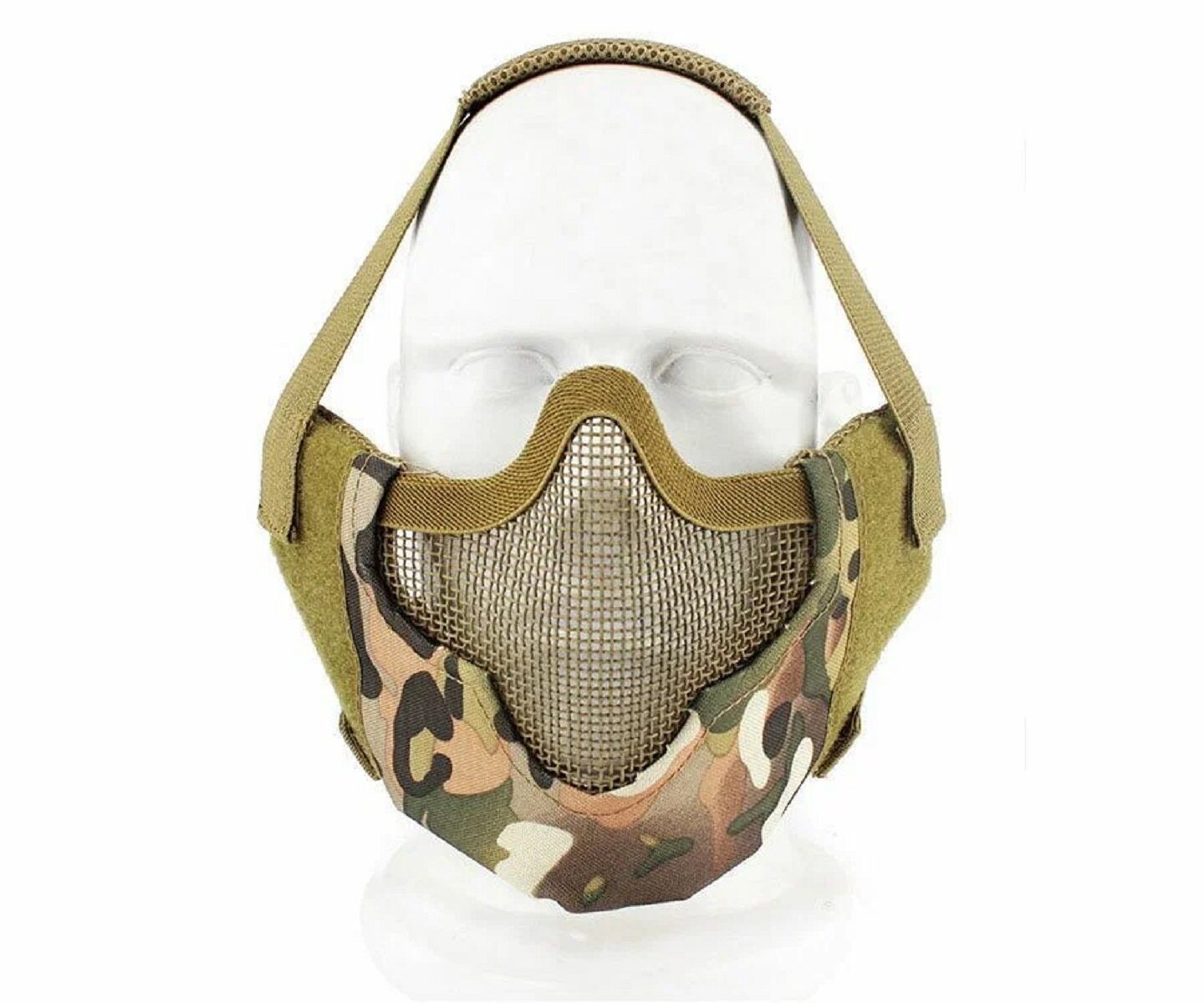 Маска защитная Anbisson Tactical V8, камуфляж, защита лица, универсальная
