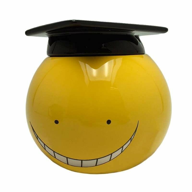 Кружка 3D с крышкой Assassination Classroom Koro Sensei 500ml ABYMUG352