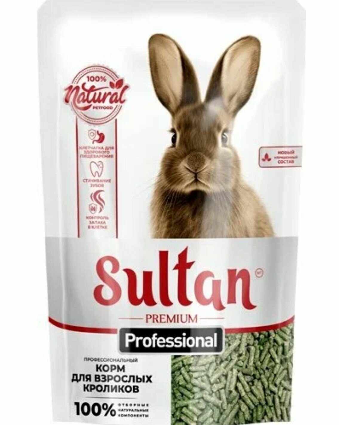 Sultan Premium Professional Корм для взрослых кроликов 1кг