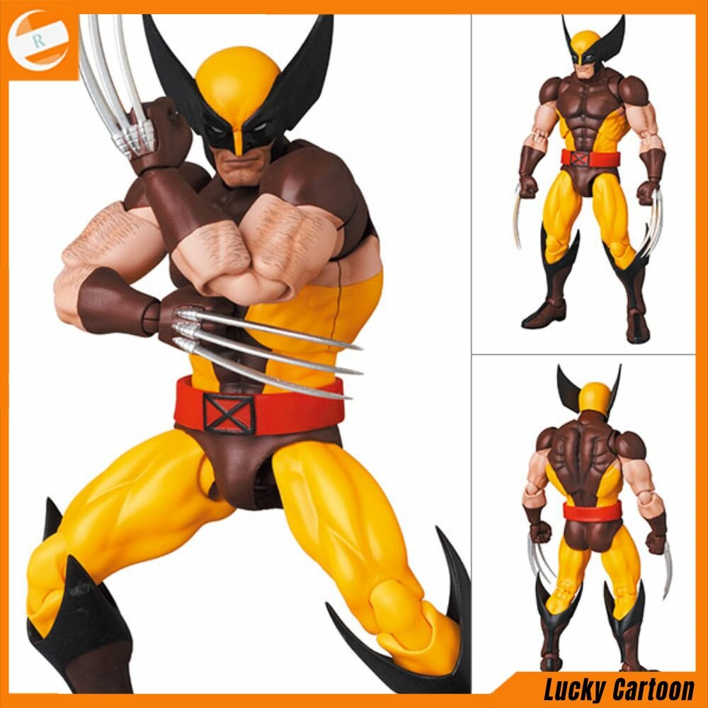 Фигурка Люди Икс Росомаха Комикс-версия коричневый / X Men Wolverine подвижная фигурка (16см)