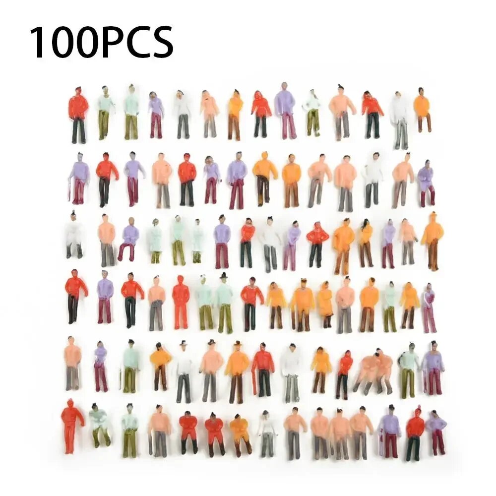 Миниатюрные фигурки людей 100шт, цвет 35
