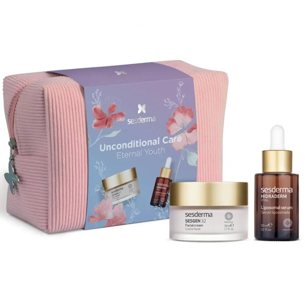 Набор для лица Sesderma Sesgen 32 Unconditional Care: сыворотка Hidraderm Hyal 30 мл + крем Sesgen 32 50 мл