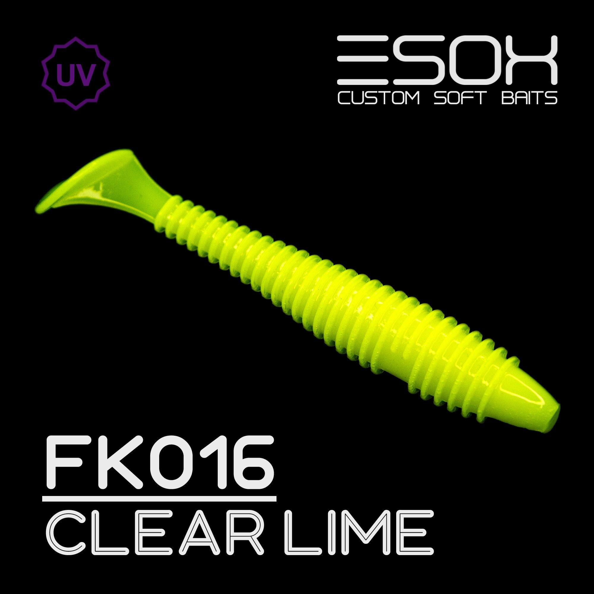 Мягкая приманка для рыбалки ESOX Swinky Fat 3.6" (92мм) 4 шт.