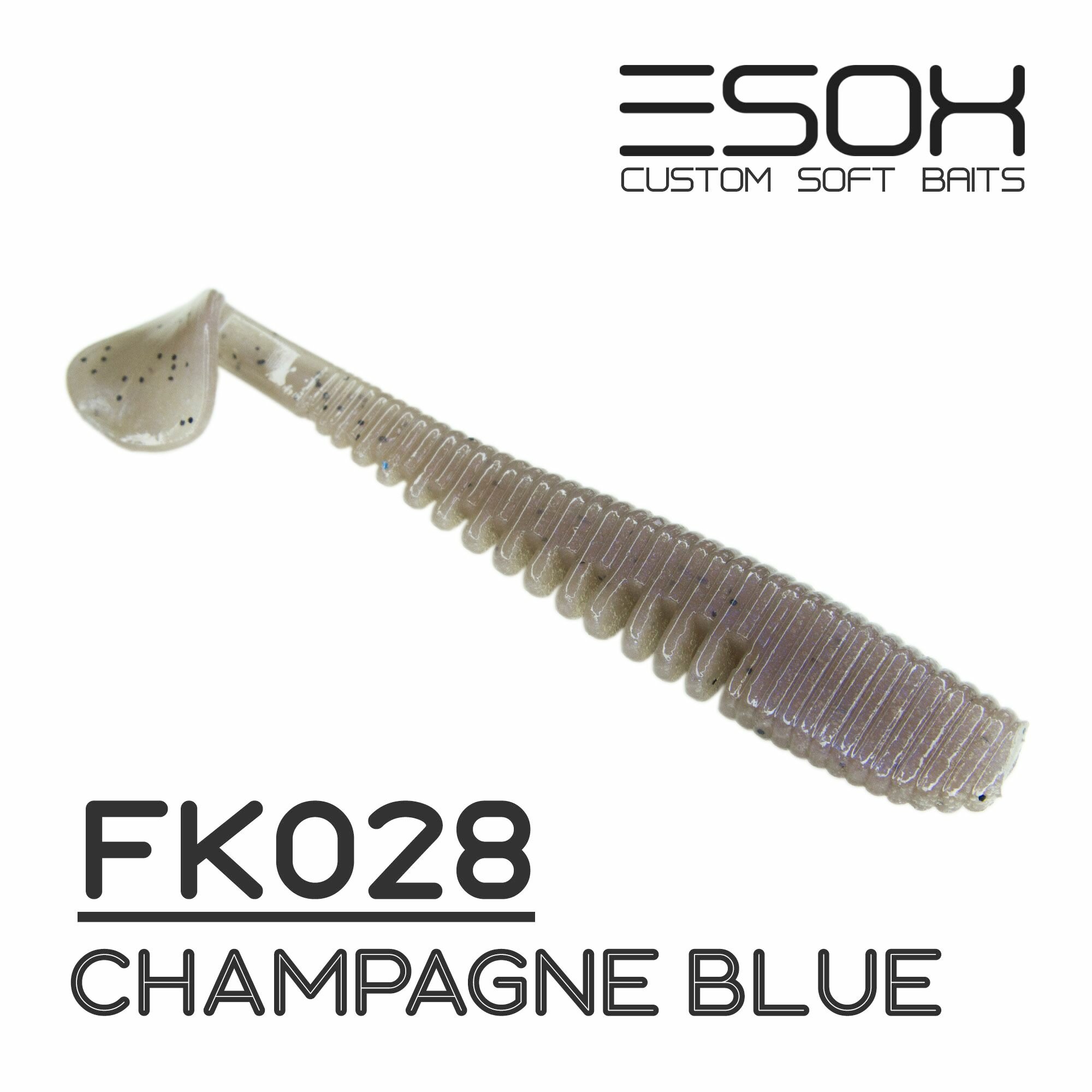 Мягкая приманка для рыбалки ESOX Awanura 4" (100мм) 5шт.