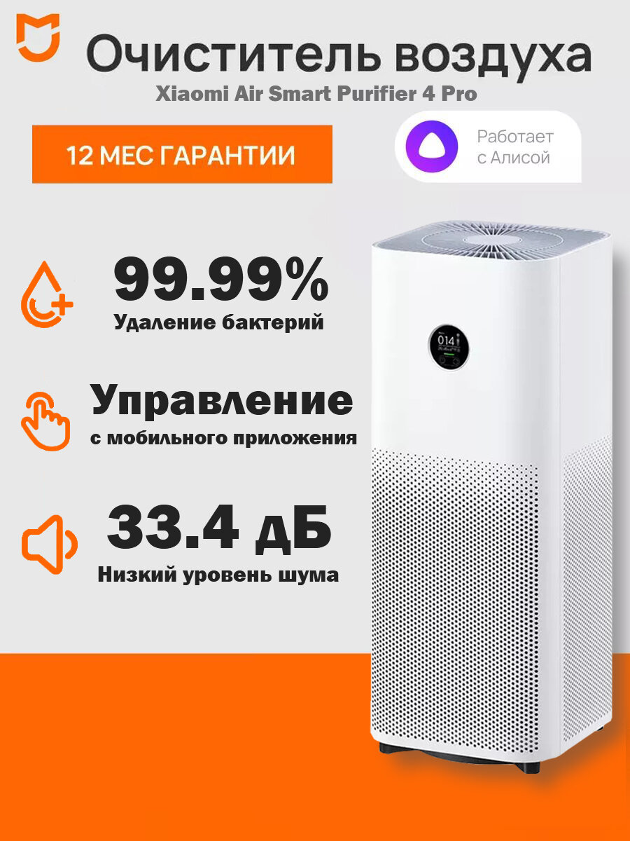 Очиститель воздуха Xiaomi Air Smart Purifier 4 Pro
