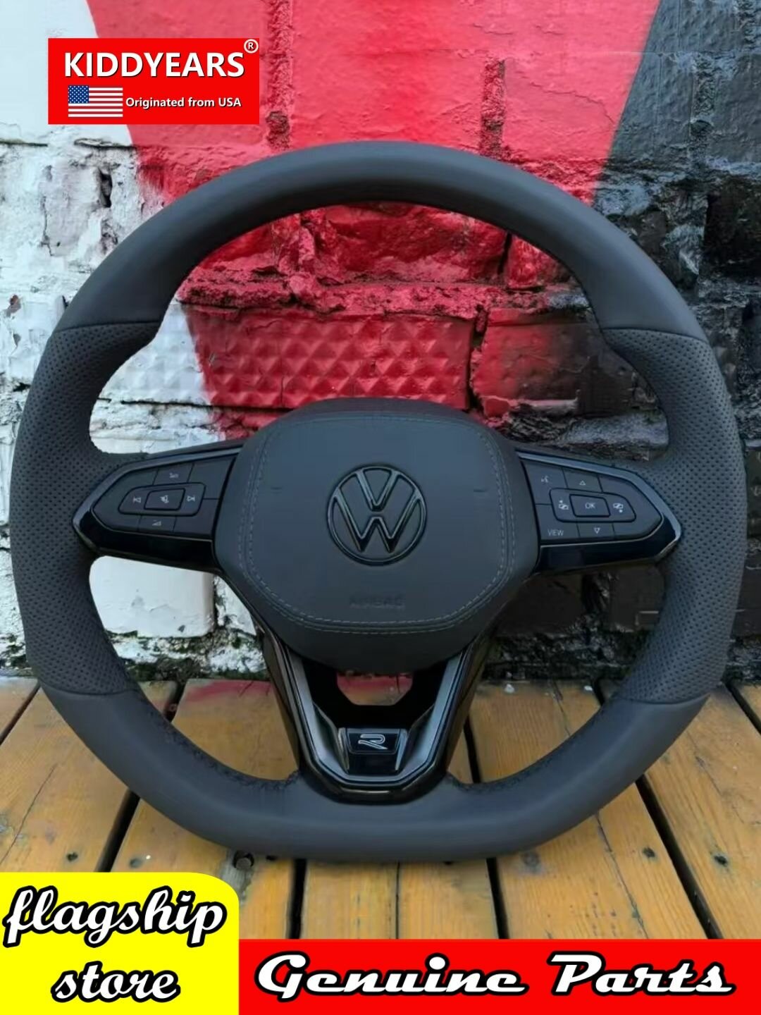Модифицированное рулевое колесо из углеродного волокна для Volkswagen CC, Magotan, Polo, Golf 67GTI, Passatt, Scirocco R, SKODA — замена в салон