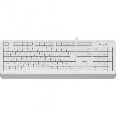 Клавиатура A4Tech Fstyler FKS10 белый/серый