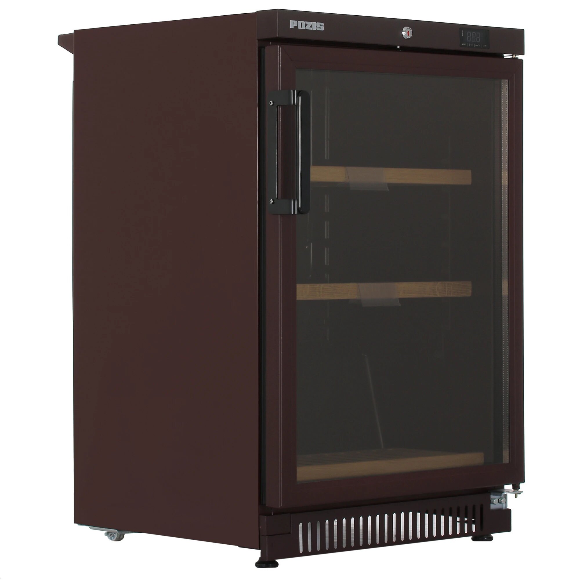 Винный шкаф Pozis ШВ-39, 140 л, до 43 бутылок, от +5 °C до +18 °C, дисплей, 2 полки
