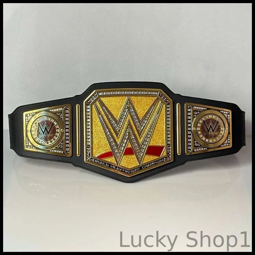 Реплика памятного чемпионского приза WWE World Championship Belt в супертяжелом весе, Боксерский матч 1:1 Golden Belt Fighting, 125 см