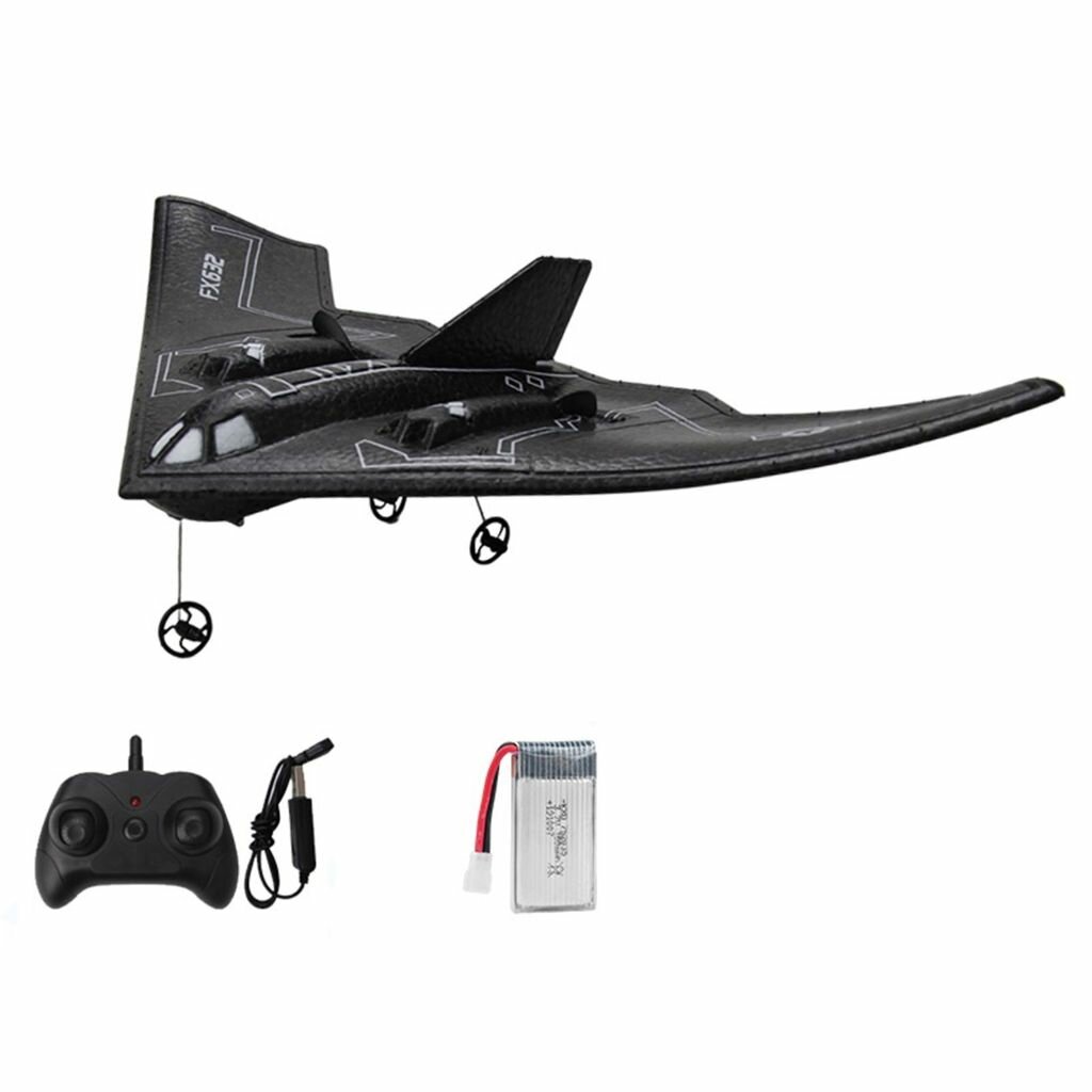 (1 набор) FX632 Delta Wing Aircraft B2 Fighter Glider RC Plane (Magnetic) - Single Battery