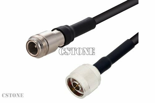 75 Ohm N штыревой к 75 Ом N гнездовой кабель используя 75 Ом RG59 коаксиальный с термоусадкой