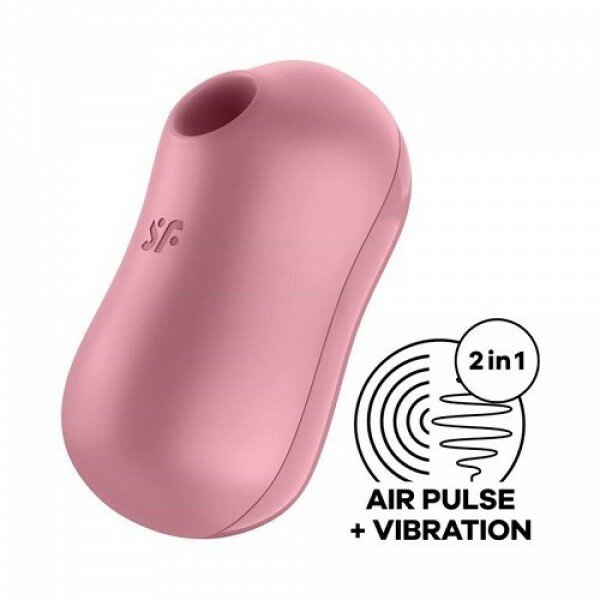 Вакуумно-волновой стимулятор с вибрацией Satisfyer Cotton Candy Pink