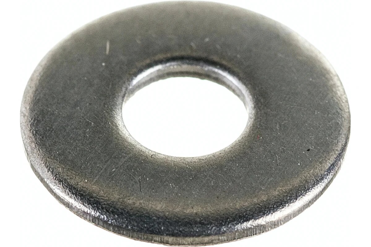 Кузовная шайба DINFIX нержавеющая сталь А2 M4 DIN 9021 увеличенная, 10 шт, толщина 1 мм, внутр. диаметр 4.3 мм, внеш. диаметр 12 мм