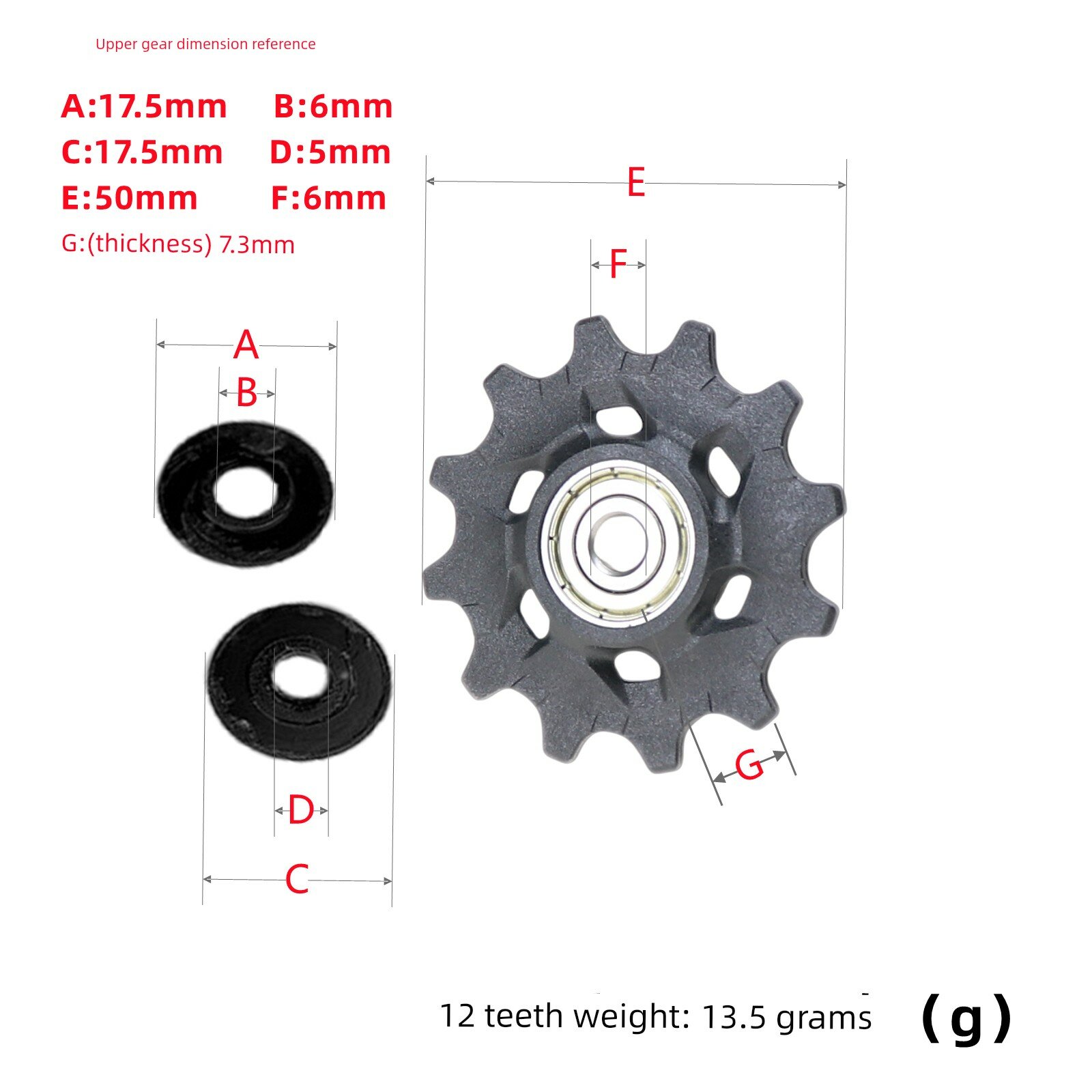 SRAM Eagle 12-скоростной задний переключатель верхний идлер-колесо 12 зубьев совместимый с XX1 X01 GX SX тип 3