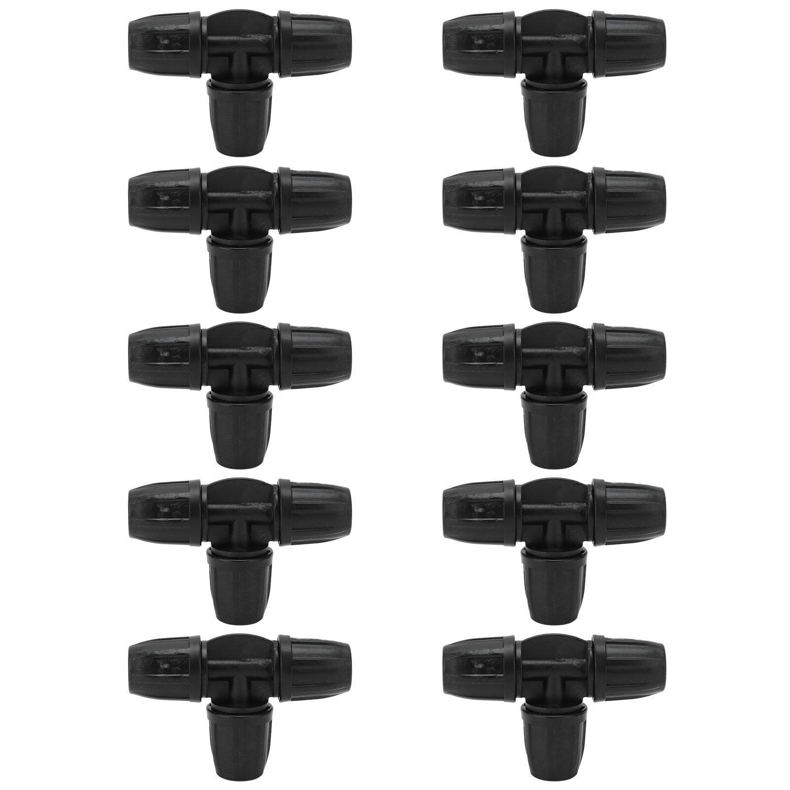 Фиксирующий тройник с зазубренным креплением 1/2" NPT внутренняя резьба x 3/4" наружная резьба для шланговых труб для систем передачи воды, газа, жидкости