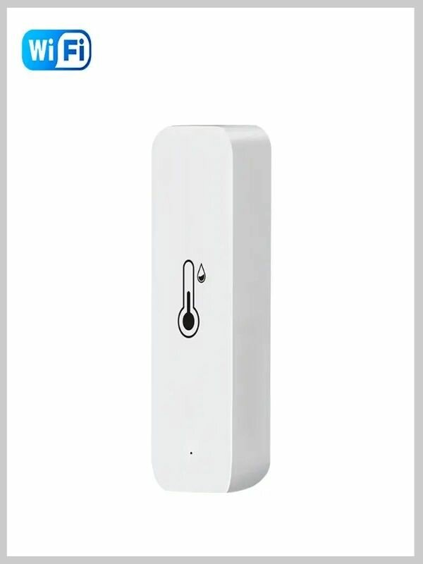Датчик температуры и влажности Tuya, WiFi/Zigbee, умный термометр для дома, управление через Smart Life, совместим с Alexa и Google Assistant