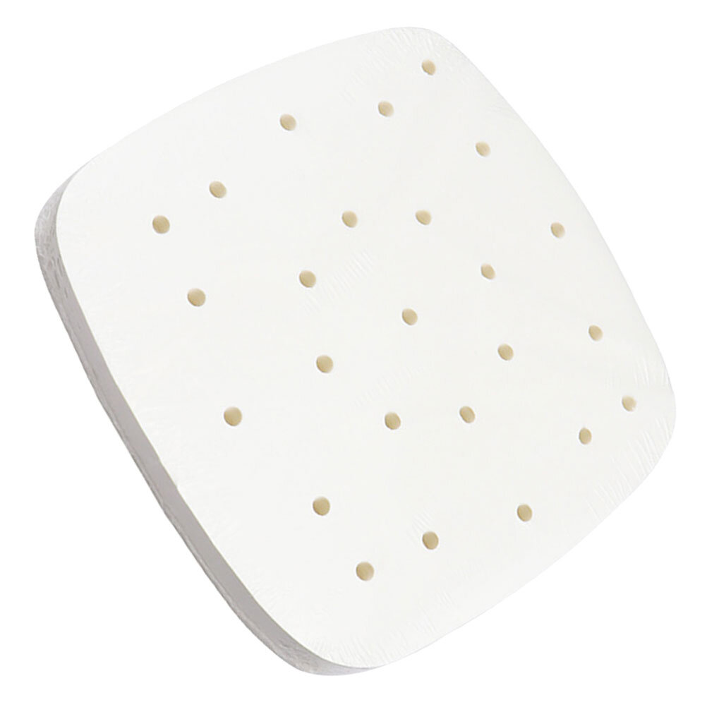 Бумага для гриля аэрогриля, бумага для выпечки, подкладочная бумага (закругленные углы с отверстиями, 18*18 см, 500 листов)