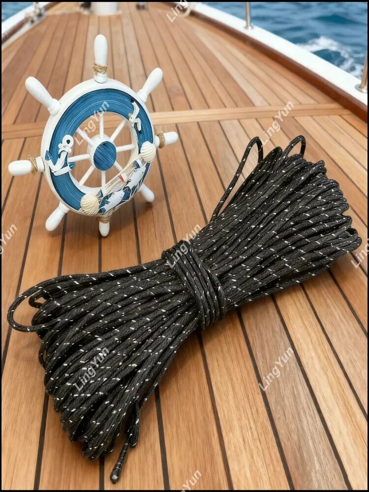 Плавающий сплошной шнур 9, 30м./для посадки сетей