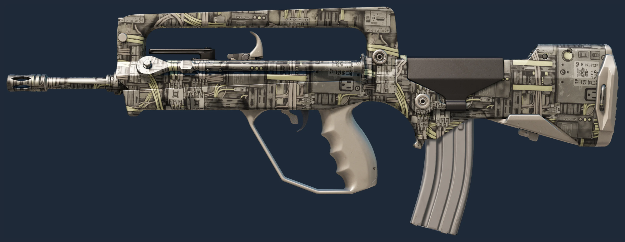FAMAS | Дефект проводки (Закалённое в боях) Скины CS2 с быстрой автовыдачей steam trade