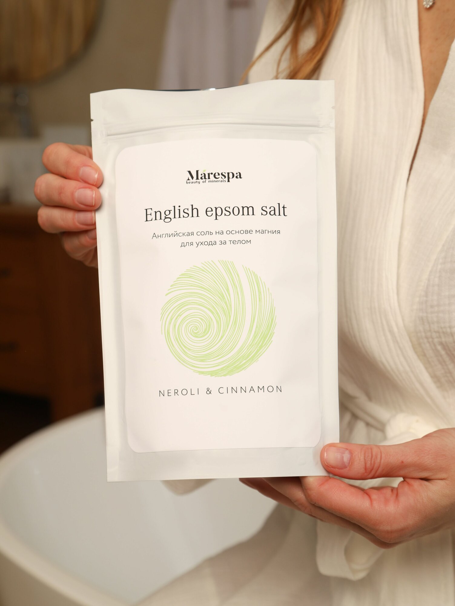 Магниевая соль для ванны Нероли и Корица 3 кг