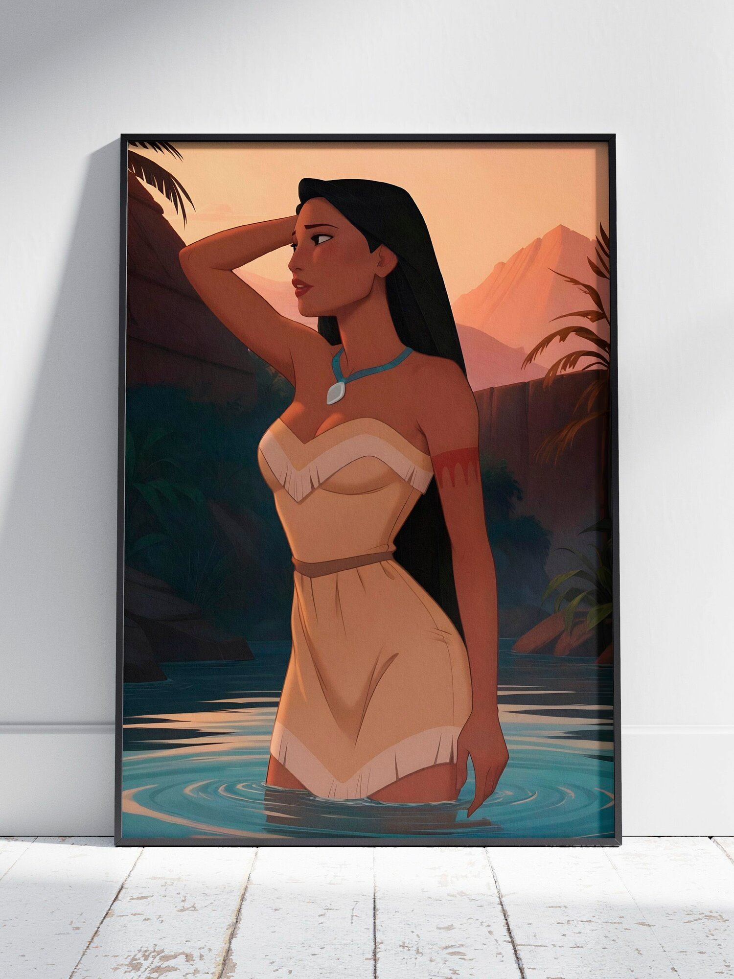 Плакат на стену для интерьера Pocahontas (Покахонтас 2) - Постер по фильму и кино формата A4 (21x30 см)