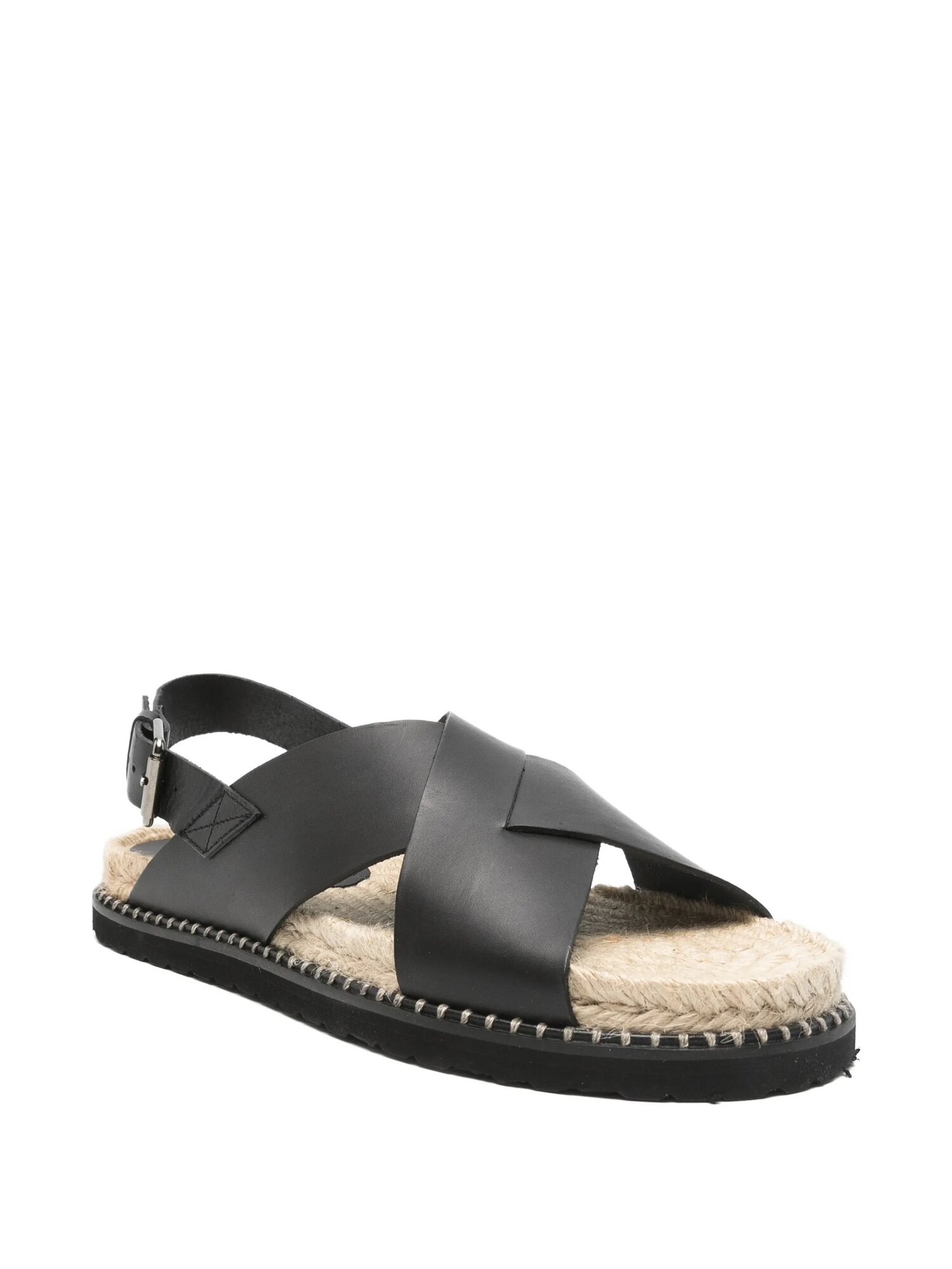 Босоножки Castaner Crossover-strap slingback sandals, размер 44, black/black — фото 1