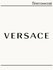 Термонаклейка для одежды и аксессуаров DTF-печать versace версаче