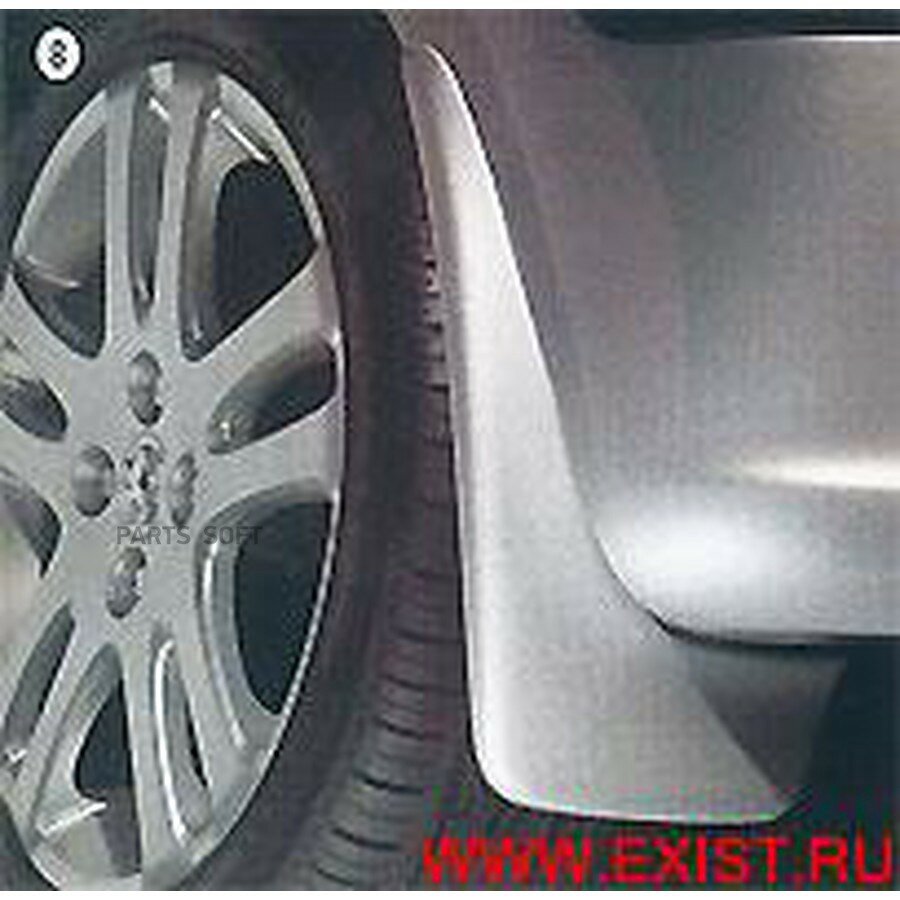 Брызговики 307 ЗАД К-Т от официального дистрибьютора, PEUGEOT-CITROEN, артикул 9603K8