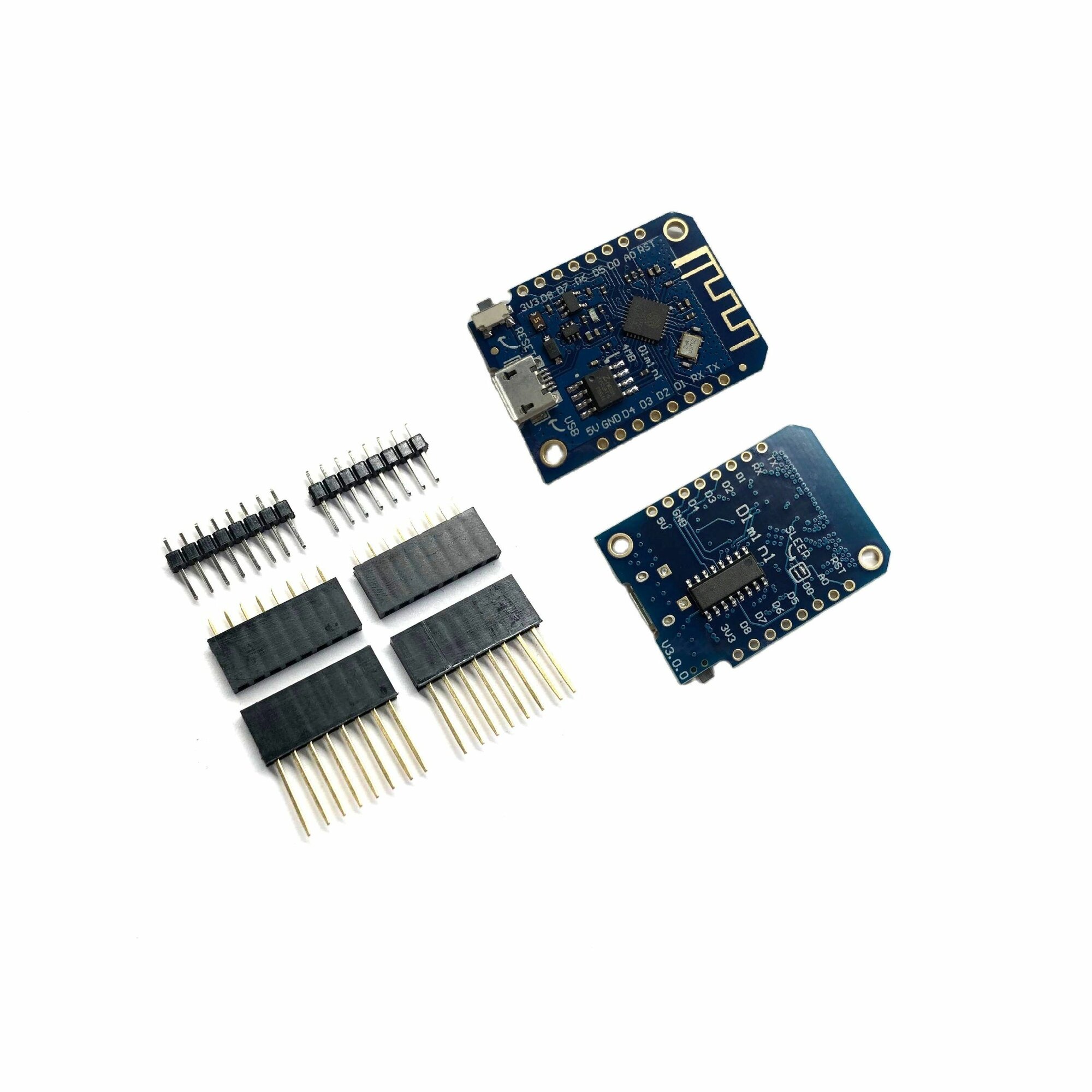 1 шт Модуль электронный D1 MINI V3.0.0 макетная плата NodeMCU Lua IOT 3,3 В с контактами