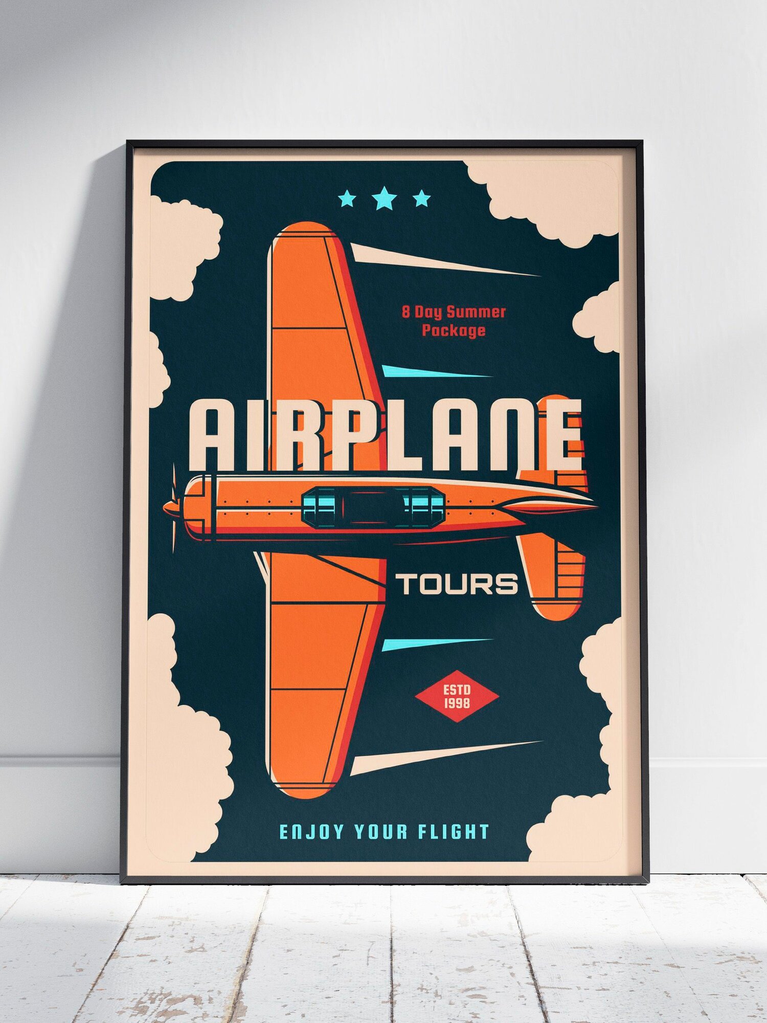 Плакат на стену для интерьера Авиация (Самолеты - Airplanes 8) - Постер по пилотированию формата A3 (30x42 см)