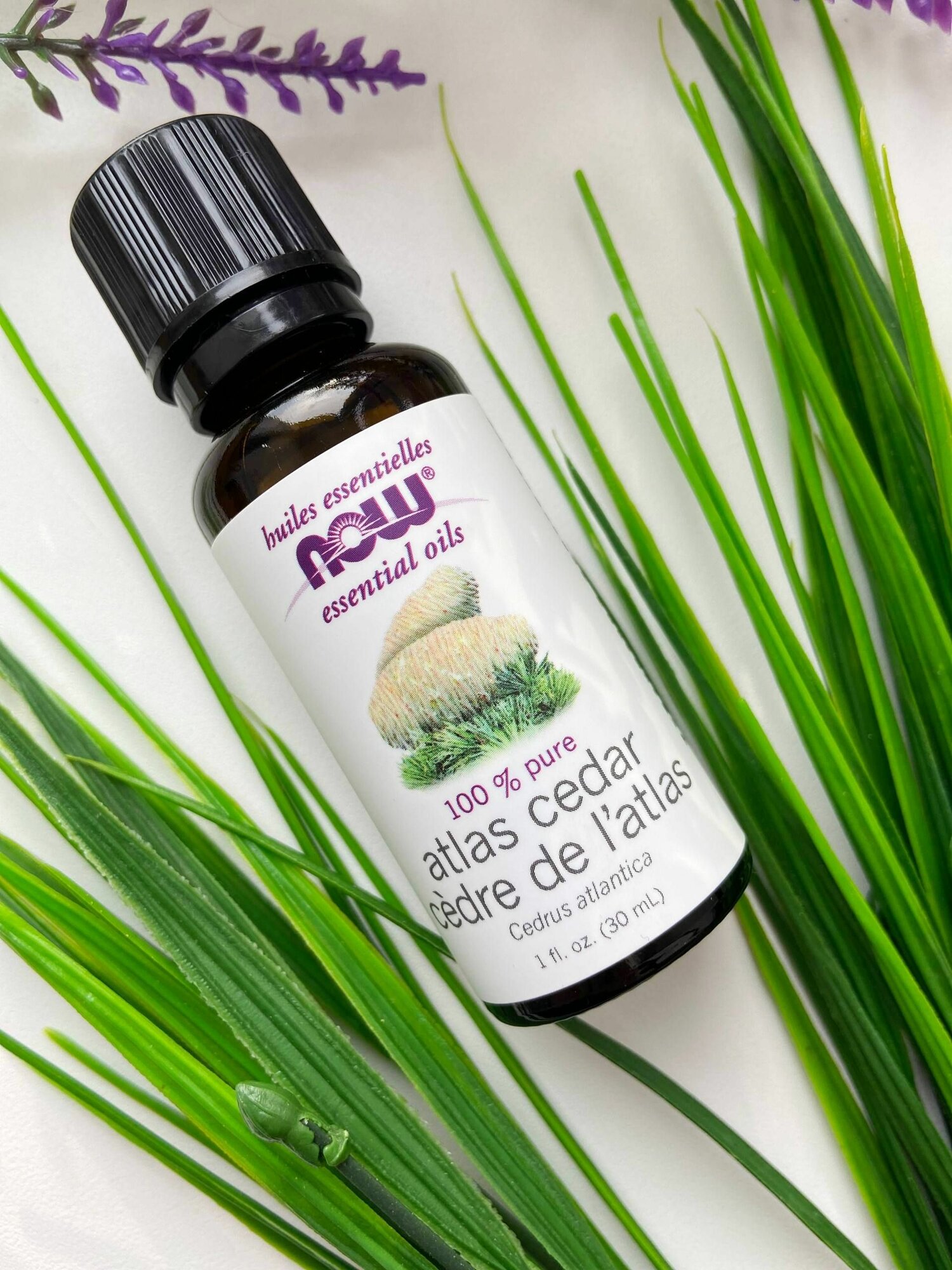 Эфирное масло атласского кедра, Now Foods, Atlas Cedar Oil, 30 мл