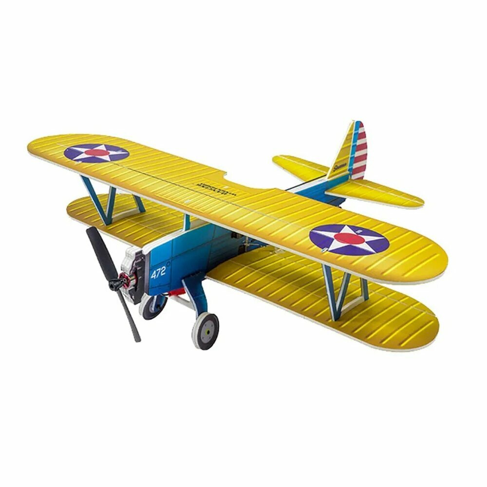 Радиоуправляемый Биплан E25 Stearman Pt-17, 450 Мм, Набор Для Сборки