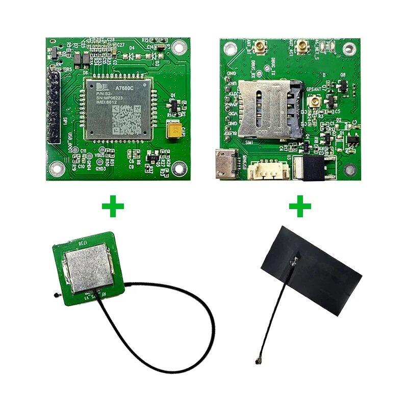 SIMcom A7680C плата разработки LTE Board with FPC GPS