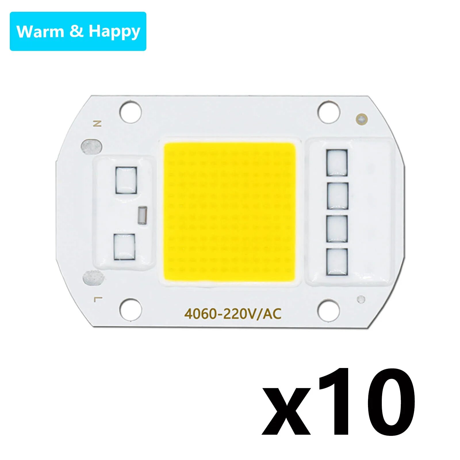 LED COB чипы 3000K для прожекторов, теплый белый свет